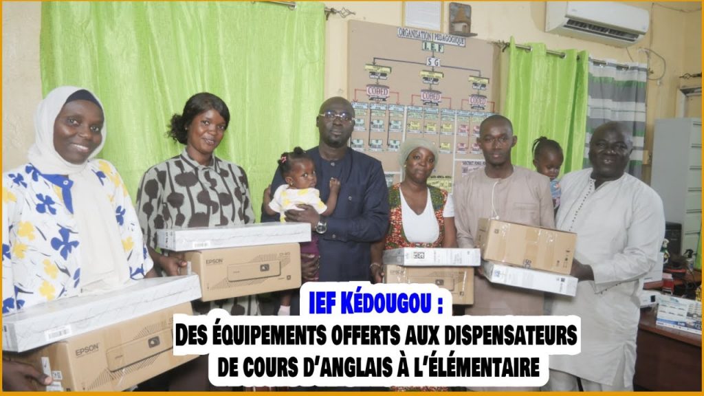 IEF Kédougou : Des équipements offerts aux dispensateurs de cours d ...